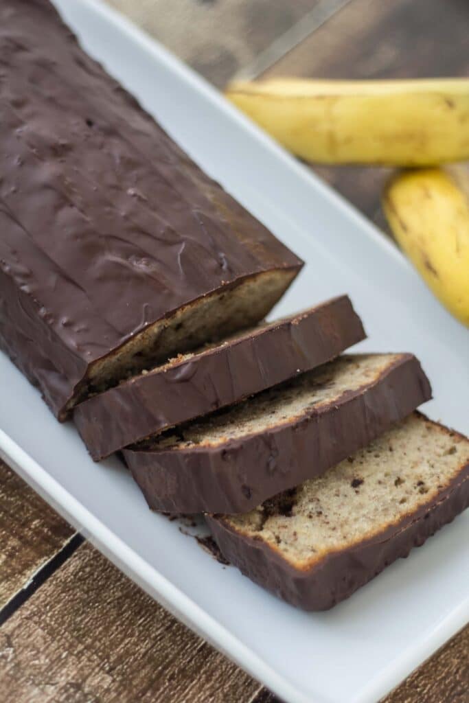 Banankage med chokolade - nem og lækker opskrift på banankage