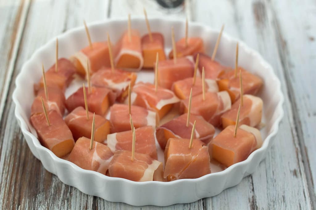 Melon med skinke til tapasbordet: En populær favorit