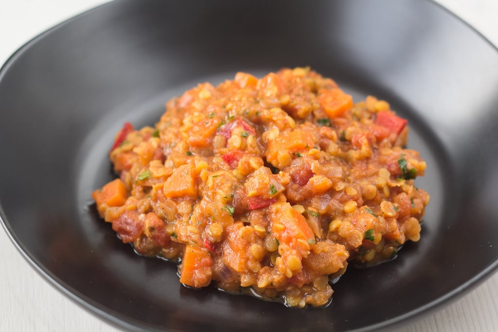 Røde linser i tomat-kokossauce | Vegetarisk opskrift