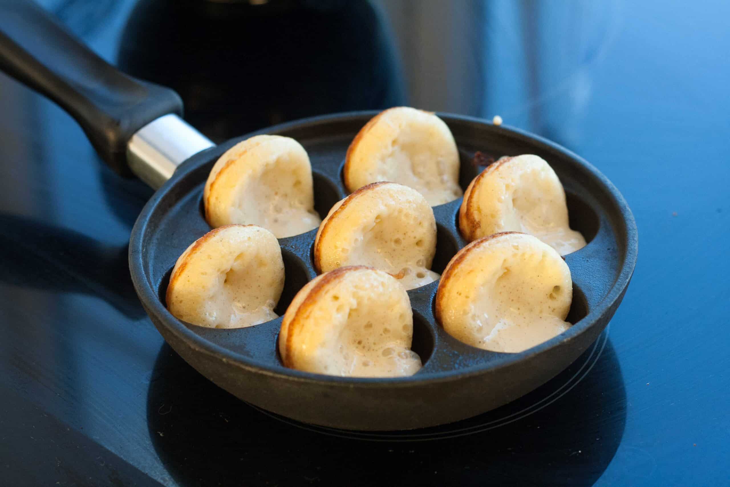 Æbleskiver | Hjemmelavede æbleskiver med kærnemælk