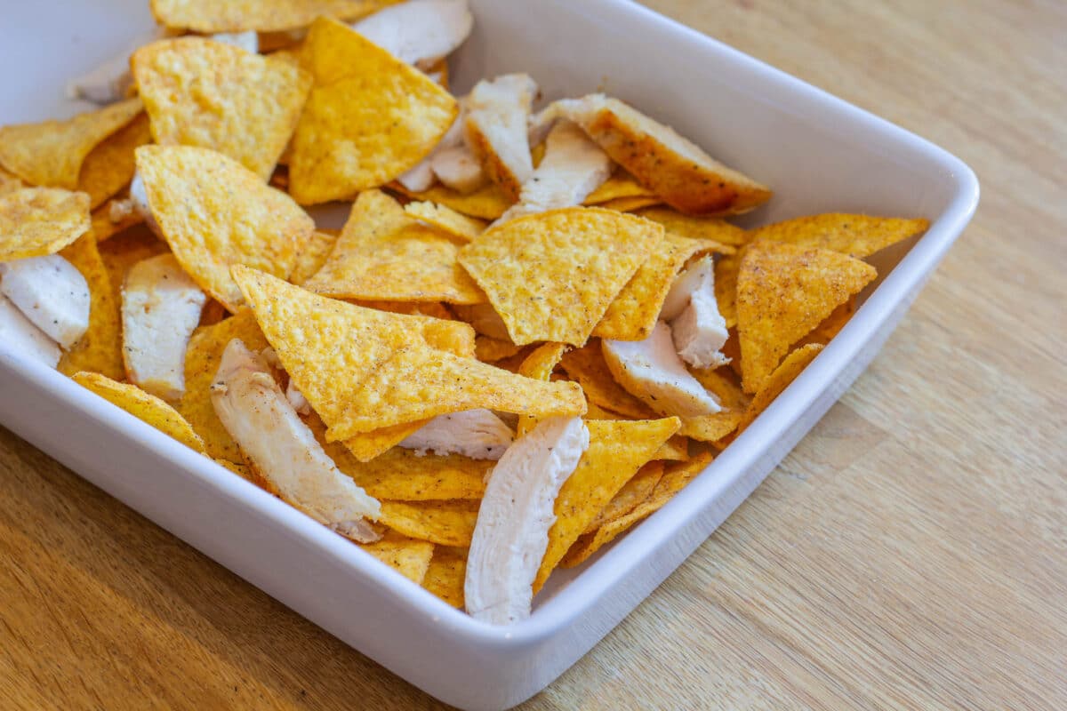 Nachos med kylling og ost | Nem opskrift på nachos i ovn