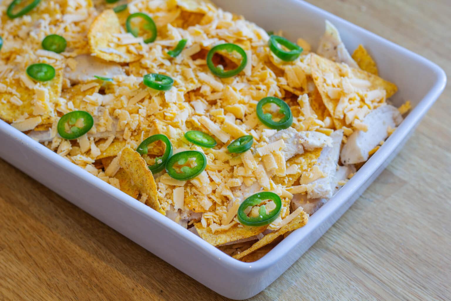 Nachos med kylling og ost | Nem opskrift på nachos i ovn