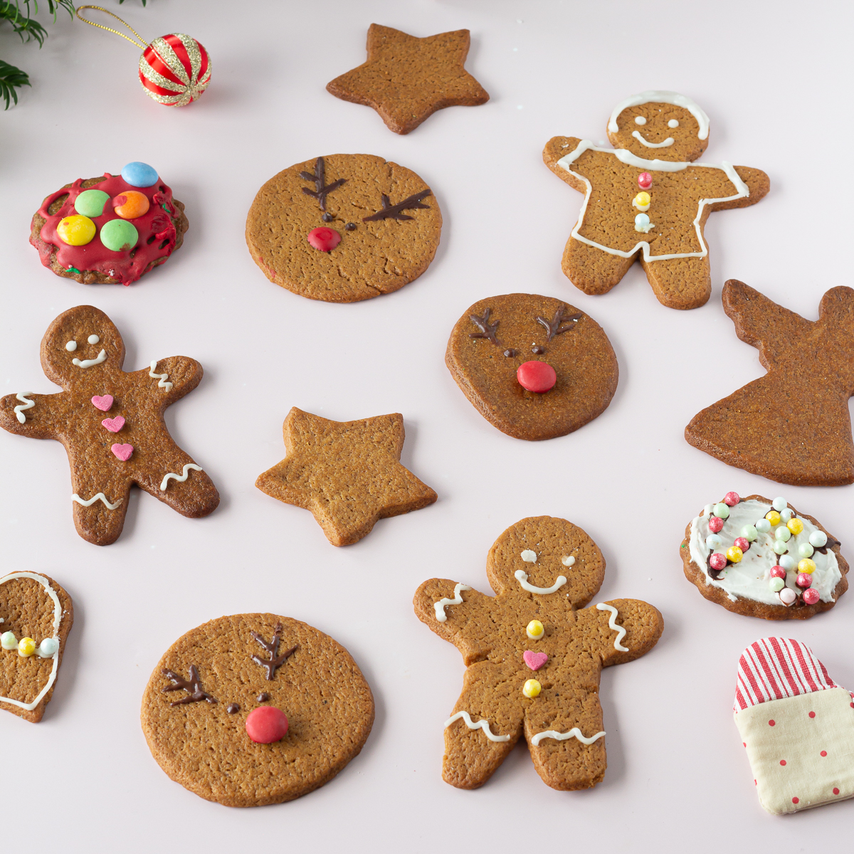 Peberkager med glasur | Julekager til udstikning