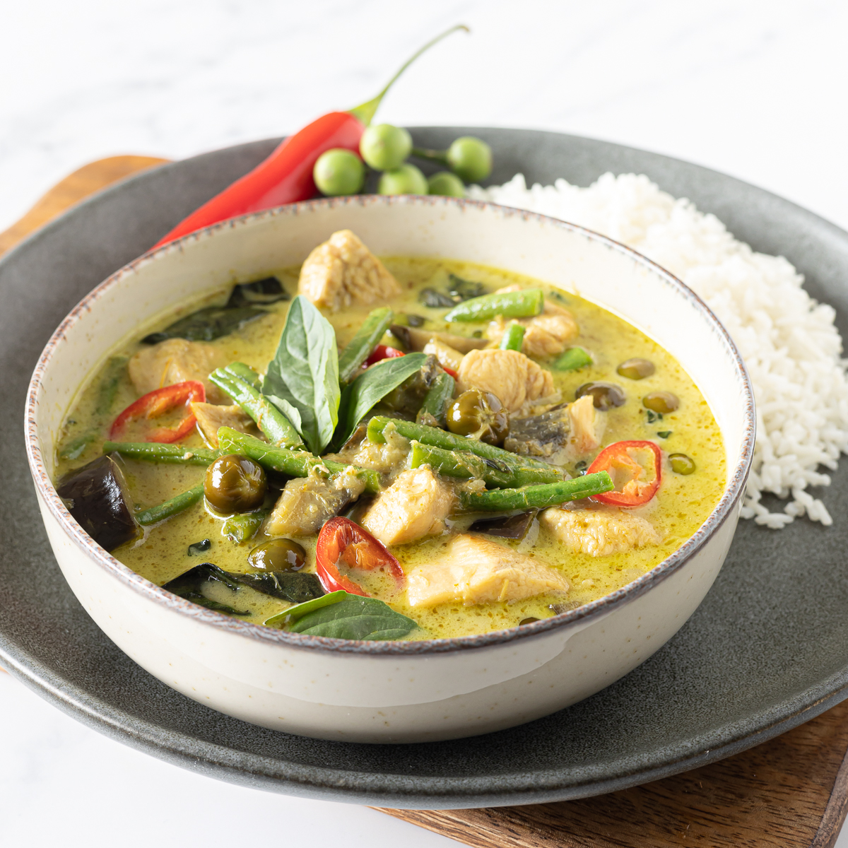 Pastaret med kylling og tomat