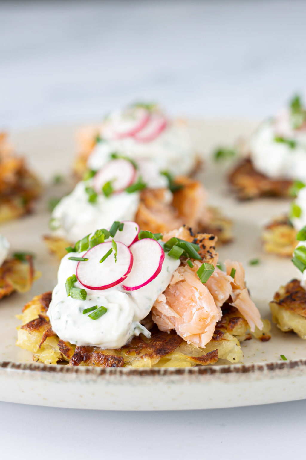 Kartoffelrøsti med laks - En lækker appetizer til nytår