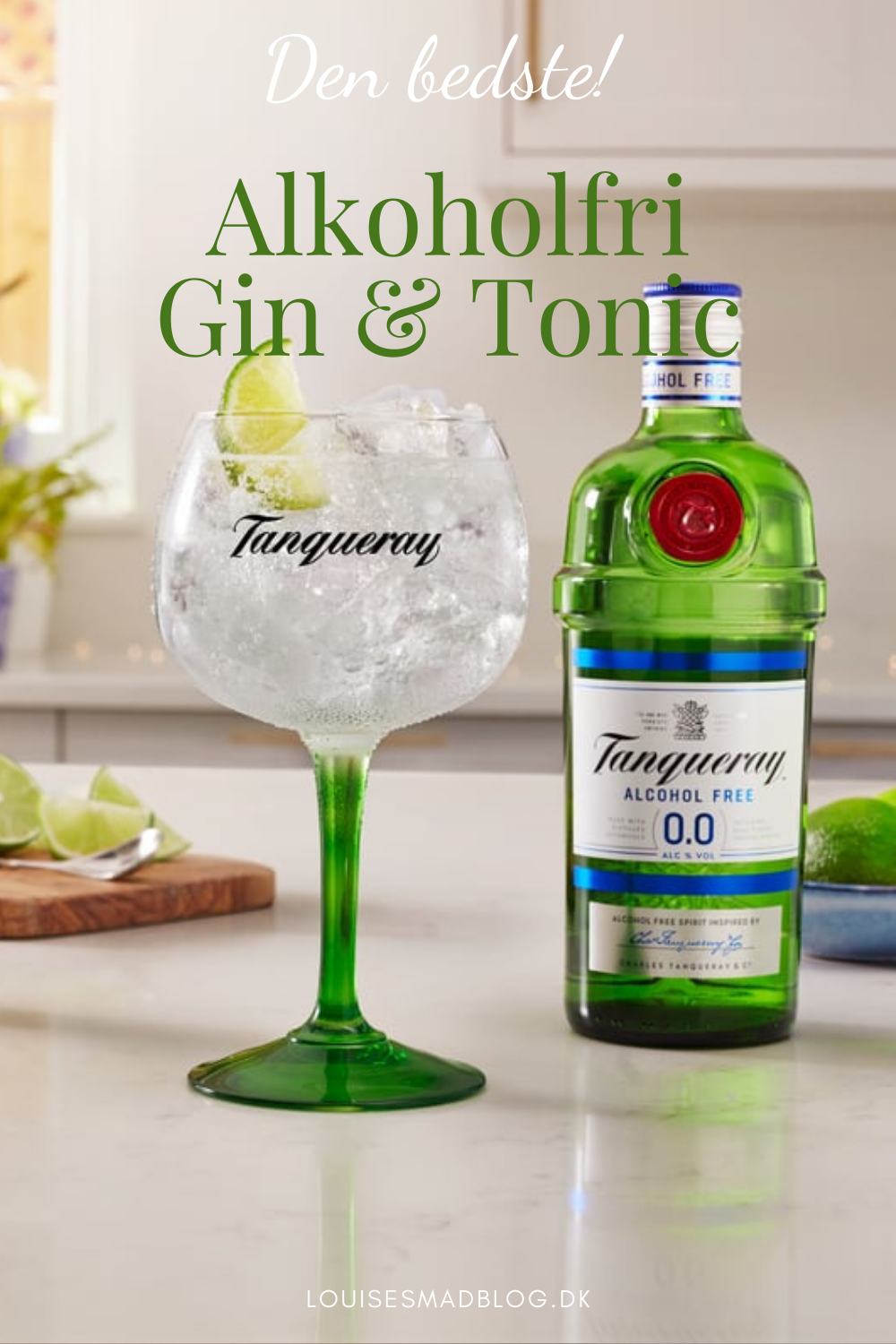 Alkoholfri Gin og tonic lavet på Tanqueray 0,0%